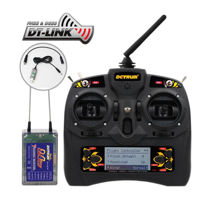 Detrum GAVIN-6C 6CH RC Transmitter w/ RXC7&USB Cable
