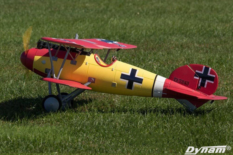 Dynam Albatros D.Va V2 4S RC Warbird Biplane 1300mm