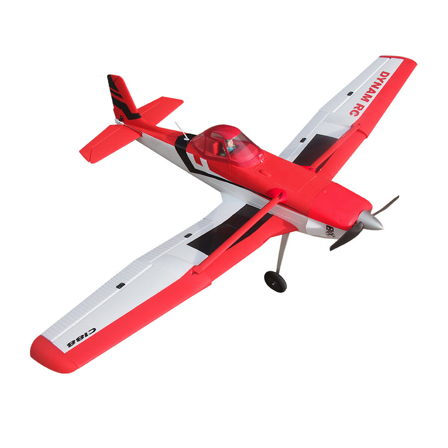 Dynam C-188 Crop Duster Red 4S RC Scale Plane 1500mm