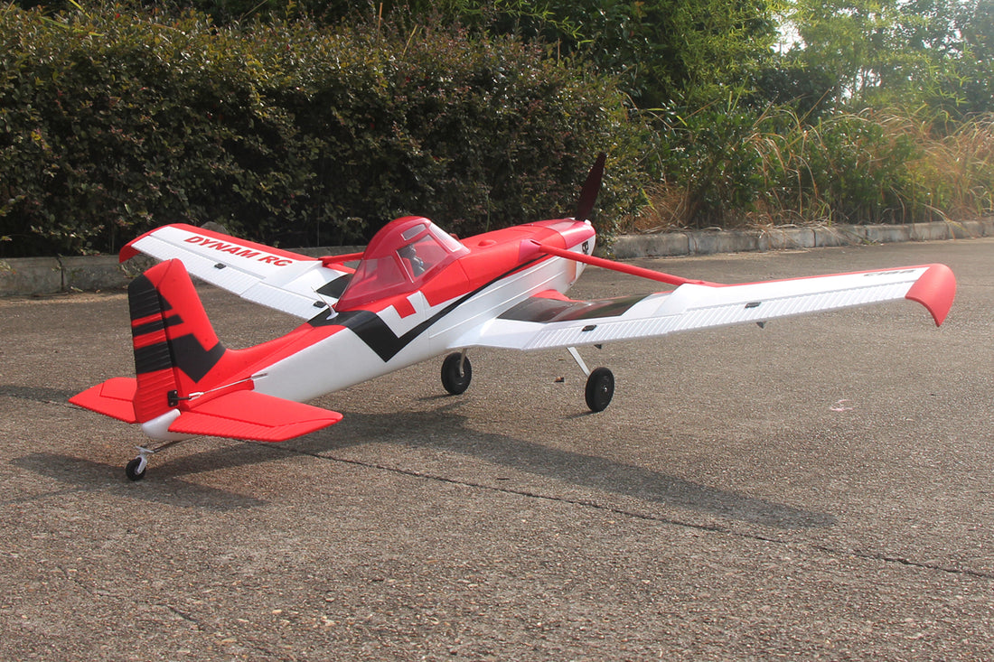 Dynam C-188 Crop Duster Red 4S RC Scale Plane 1500mm