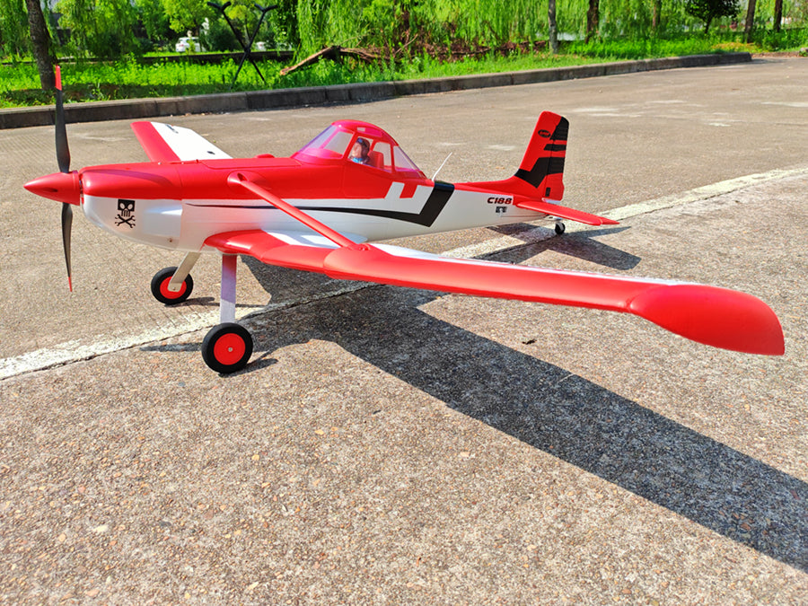 Dynam C-188 Crop Duster Red 4S RC Scale Plane 1500mm