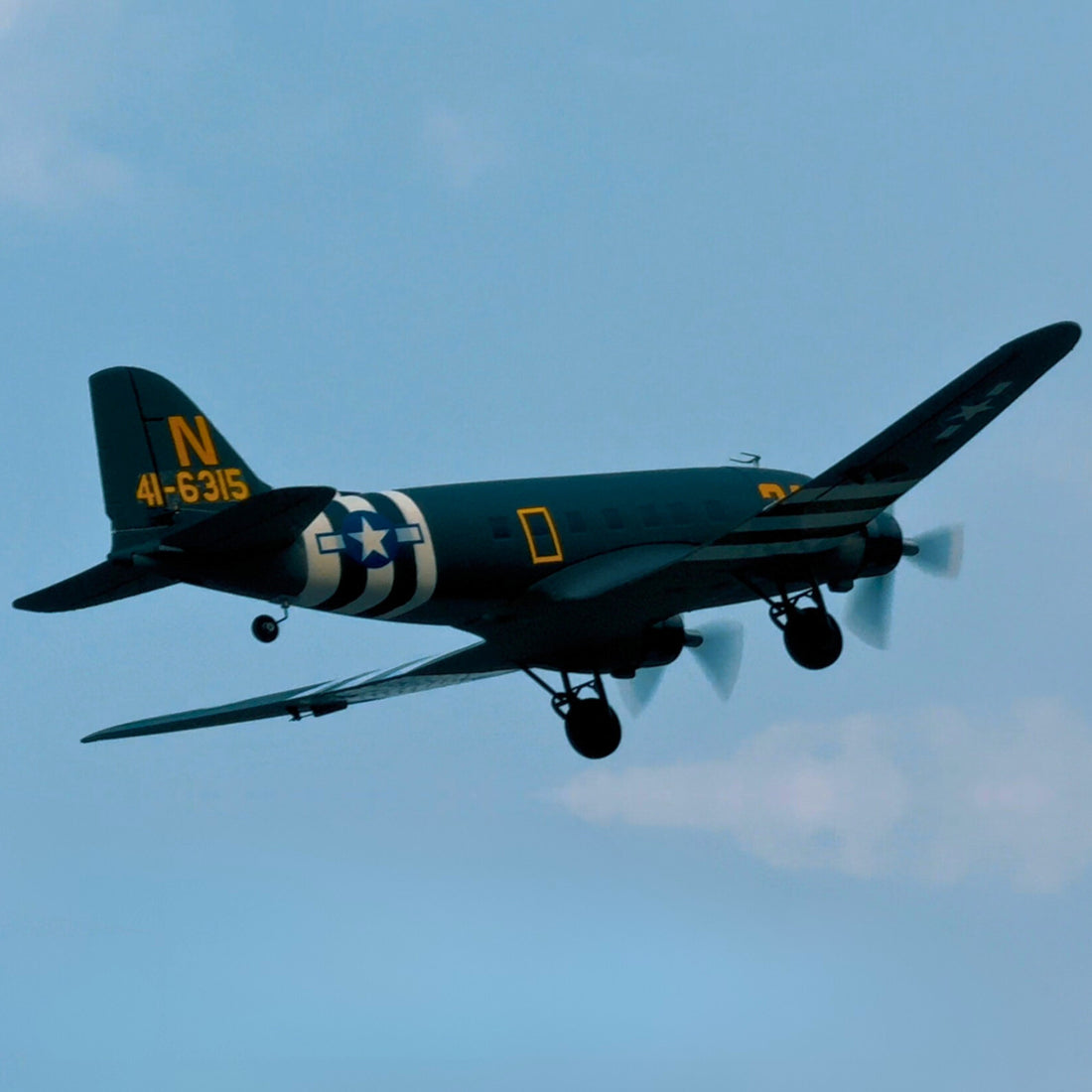 Dynam C-47 Skytrain V2 Green RC Warbird Plane 1500mm