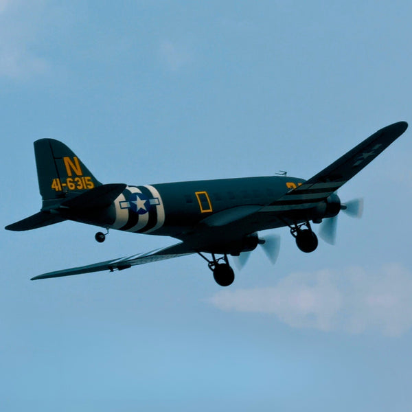 Dynam C-47 Skytrain V2 Green RC Warbird Plane 1500mm