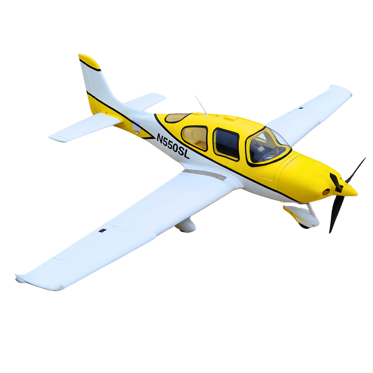 Dynam Cirrus SR22 V3 Trainer 4S Yellow RC Plane 1400mm