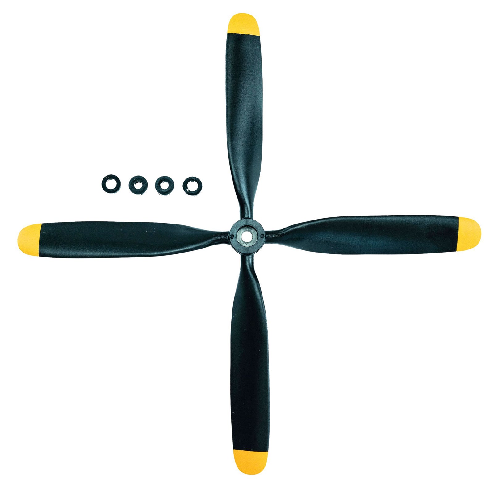 Dynam DYP-1028 13x6x4 4-Blade Plane Nylon Propeller Standard