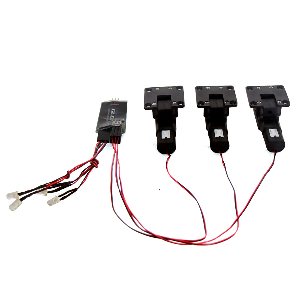 Dynam Electric Retract V3 Set w/ Gear & Led Control Unit