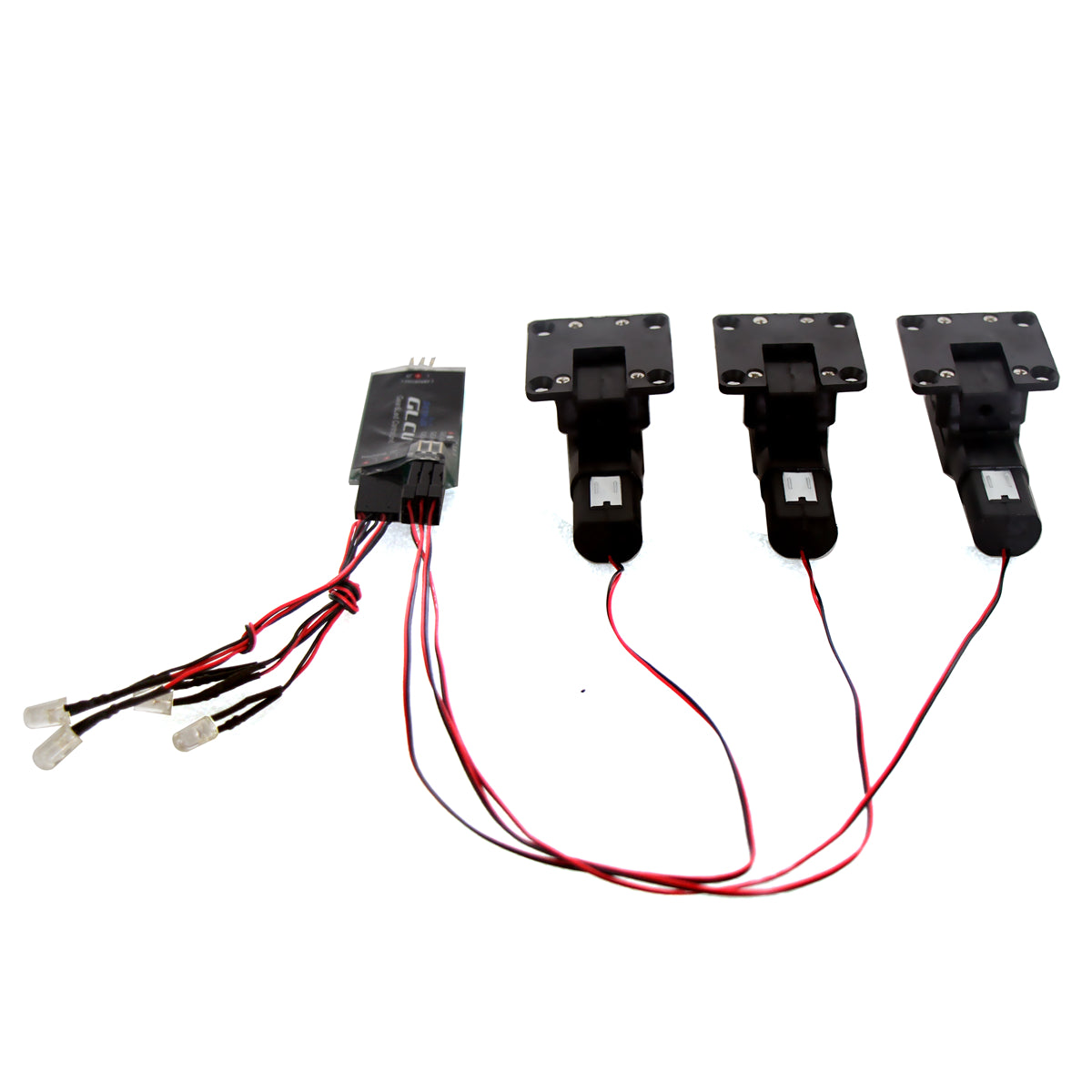 Dynam Electric Retract V3 Set w/ Gear & Led Control Unit