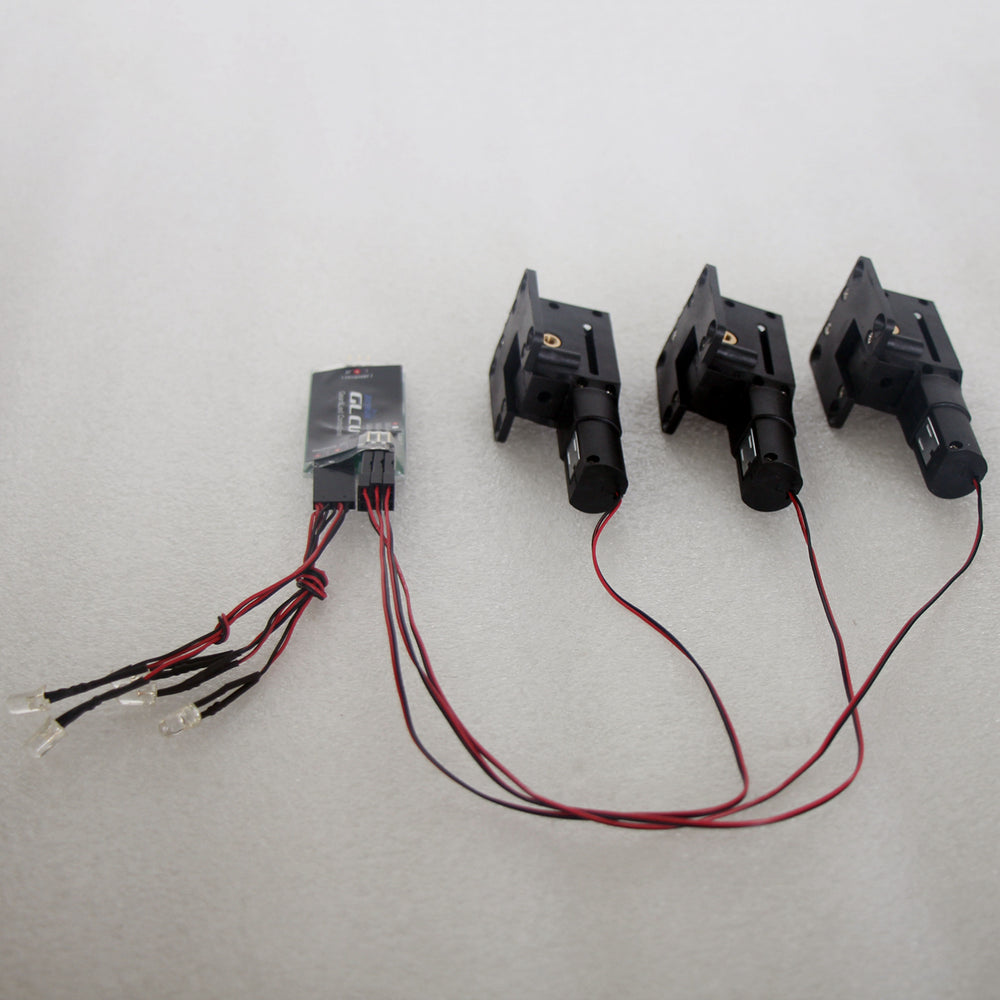 Dynam Electric Retract V3 Set w/ Gear & Led Control Unit