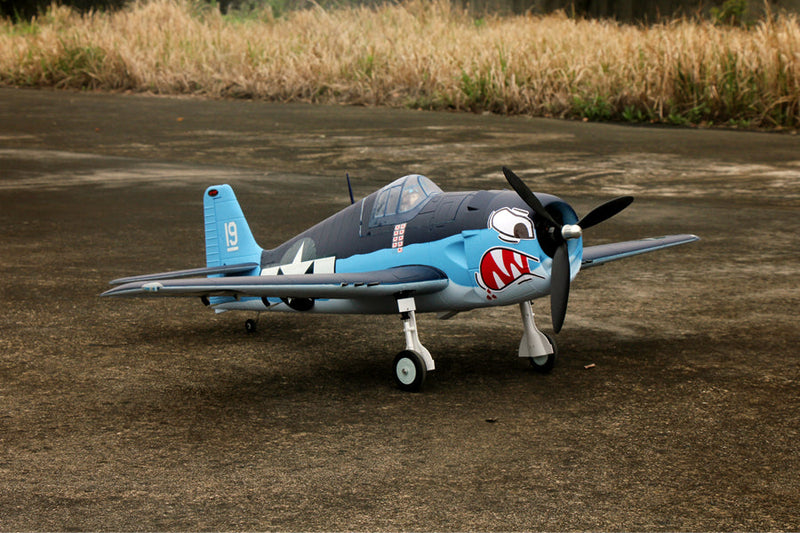 Dynam F6F Hellcat V2 4S RC Warbird Plane 1300mm w/ Flaps