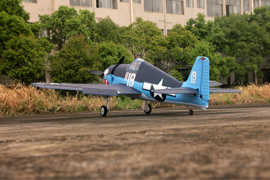 Dynam F6F Hellcat V2 4S RC Warbird Plane 1300mm w/ Flaps