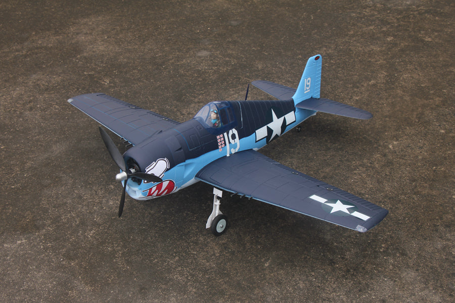 Dynam F6F Hellcat V2 4S RC Warbird Plane 1300mm w/ Flaps