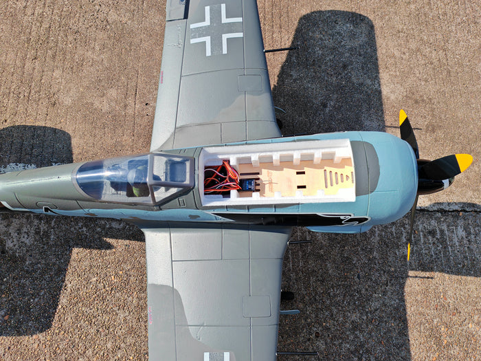 Dynam Focke Wulf FW-190 V3 4S RC Warbird 1300mm w/ Flaps