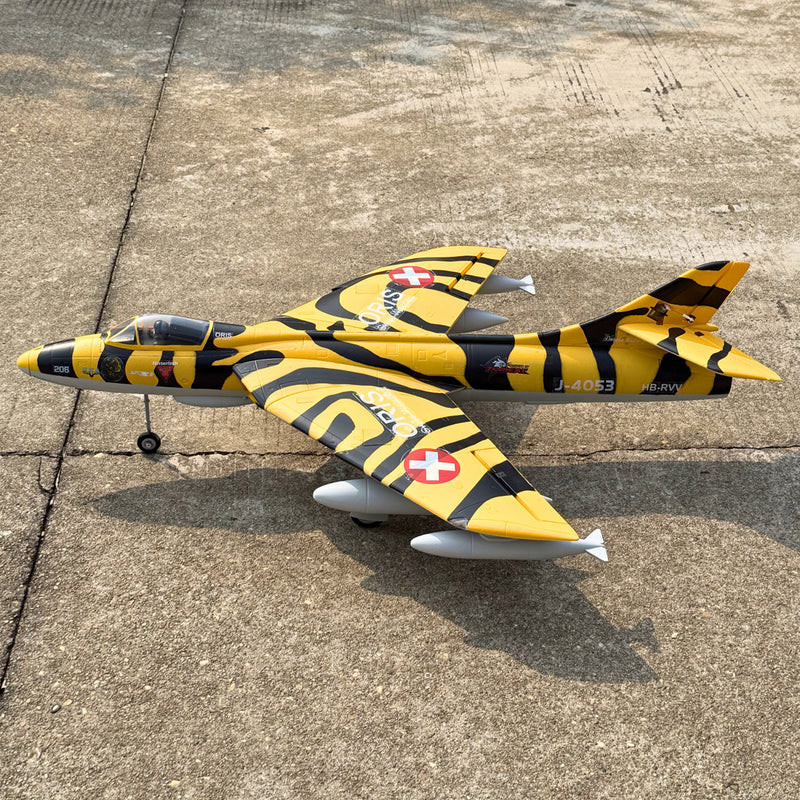 Dynam Hawker Hunter 4S 70mm 12-Blade RC Beginner EDF Jet