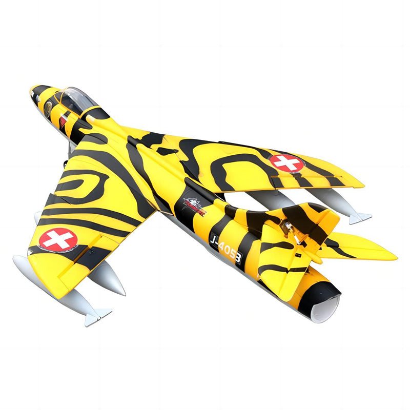 Dynam Hawker Hunter 4S 70mm 12-Blade RC Beginner EDF Jet