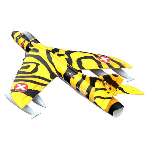 Dynam Hawker Hunter 4S 70mm 12-Blade EDF RC Jet w/ Flaps