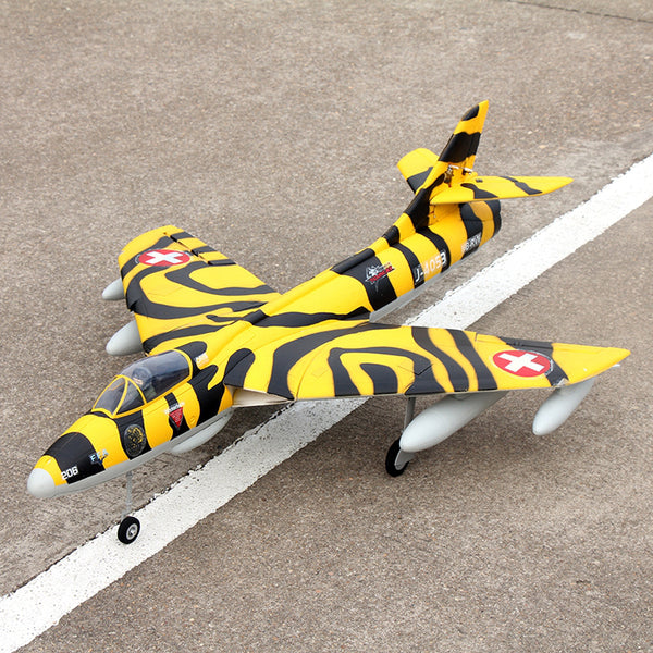 Dynam Hawker Hunter 4S 70mm 12-Blade EDF RC Jet w/ Flaps