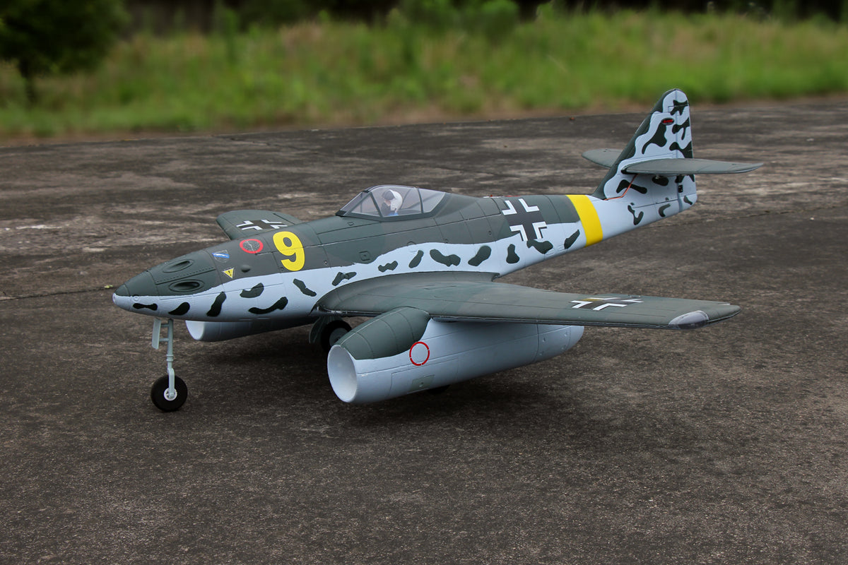 Dynam Me-262 V2 PRO 6S 12-Blade Twin 70mm EDF Jet 1.5m w/ Flaps