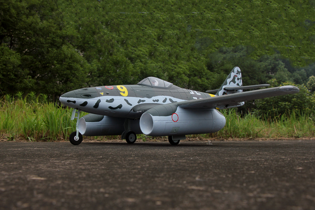 Dynam Me-262 V2 PRO 6S 12-Blade Twin 70mm EDF Jet 1.5m w/ Flaps