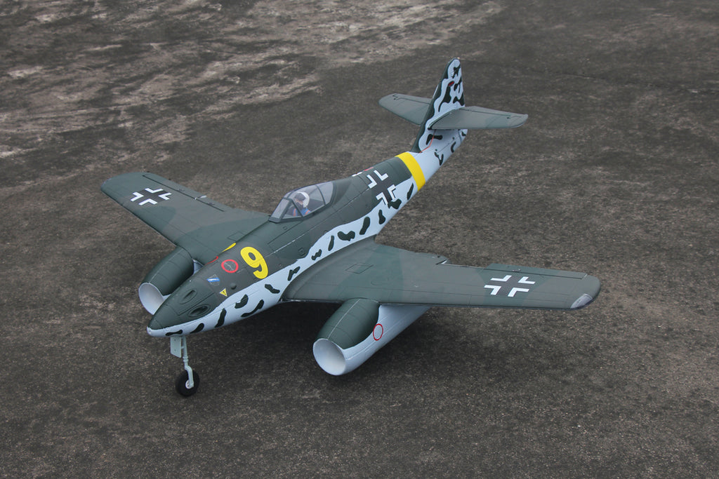 Dynam Me-262 V2 PRO 6S 12-Blade Twin 70mm EDF Jet 1.5m w/ Flaps