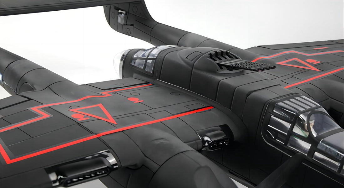 Dynam P-61 Black Widow 4S Twin Engine RC Warbird 1.5M w/ Flaps