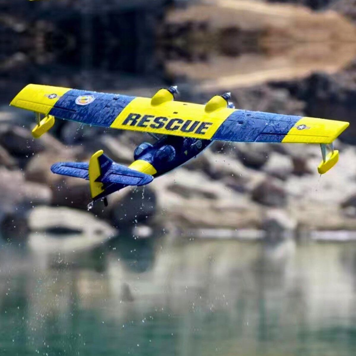 Dynam PBY Catalina V2 Blue Twin Engine RC Seaplane 1.5m