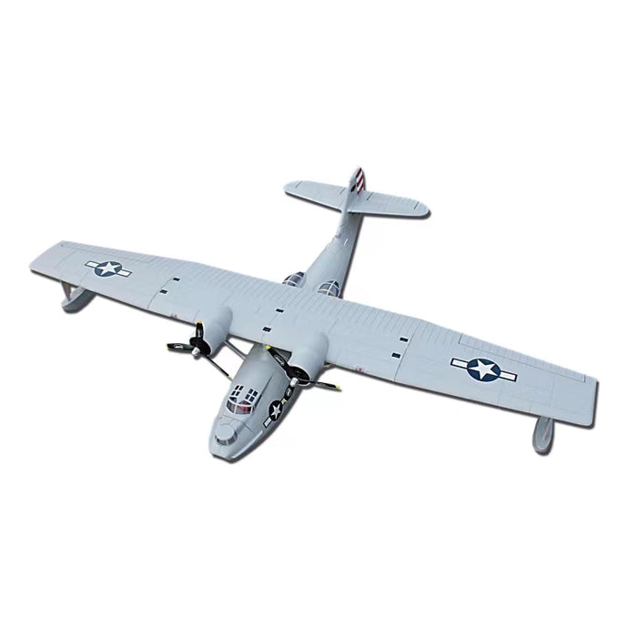 Dynam PBY Catalina V2 Grey Twin Engine Float Plane 1470mm
