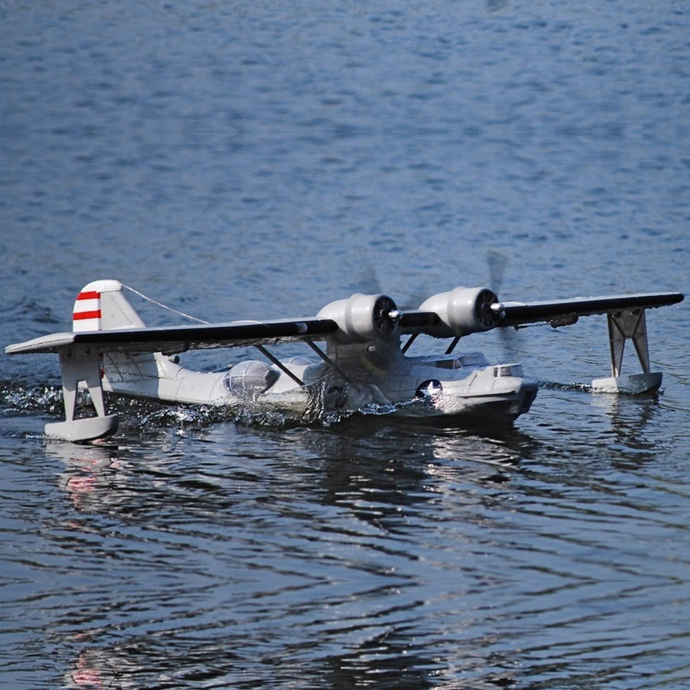 Dynam PBY Catalina V2 Grey Twin Engine Float Plane 1500mm