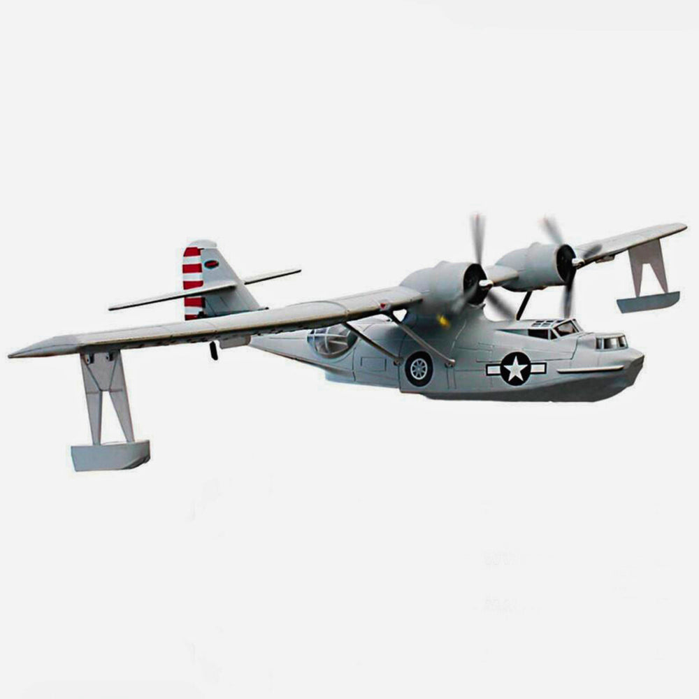 Dynam PBY Catalina V2 Grey Twin Engine Float Plane 1500mm