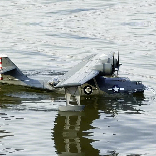 Dynam PBY Catalina V2 Grey Twin Engine Float Plane 1500mm