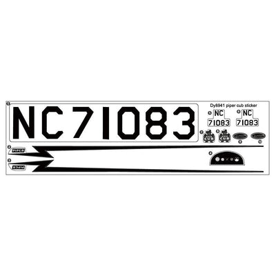 Dynam RC Plane Decals, Graphics & Stickers