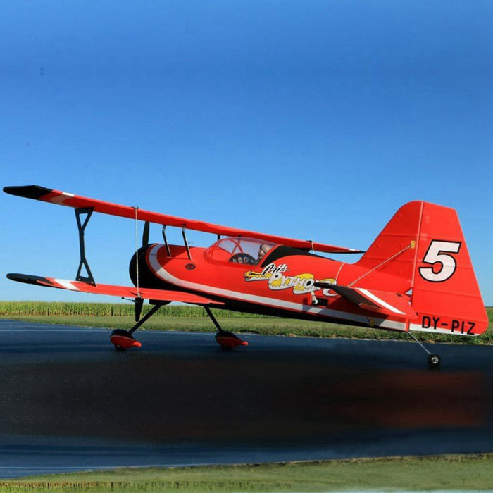 Dynam Pitts Python Red 4S RC 3D Aerobatic Sport Biplane