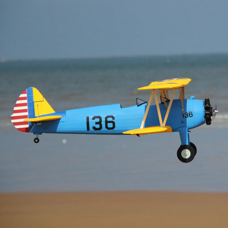 Dynam Stearman PT-17 Blue 4S RC Biplane 1300mm