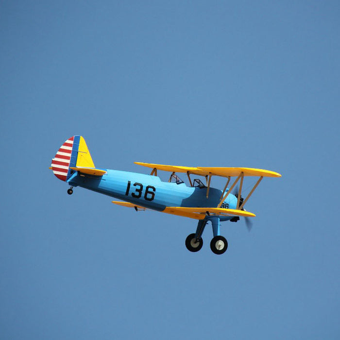 Dynam Stearman PT-17 Blue 4S RC Biplane 1300mm