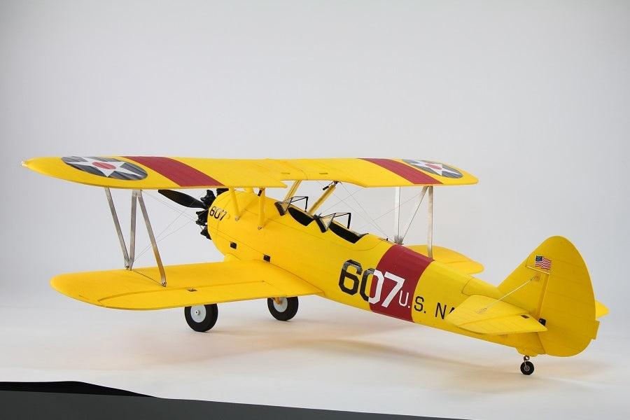 Dynam Stearman PT-17 Yellow 4S RC Biplane 1300mm