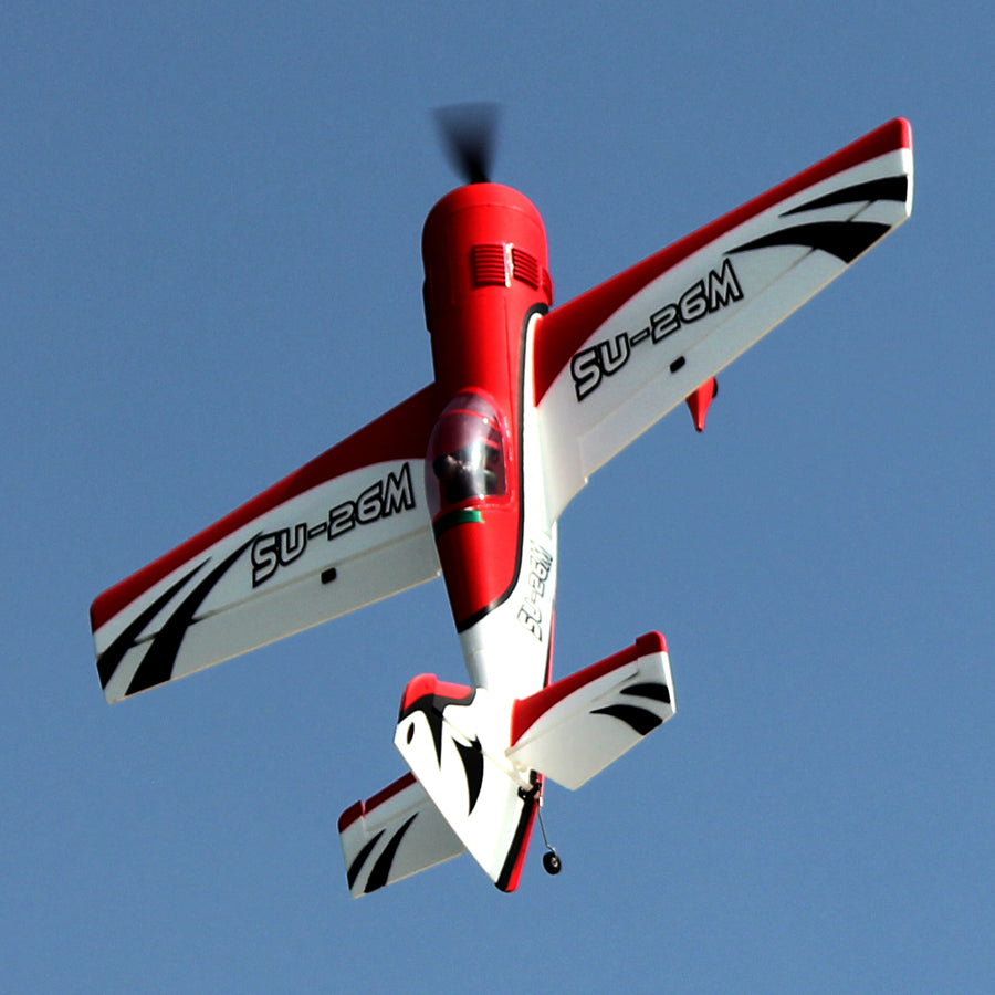 Dynam Sukhoi SU-26M V2 Red 4S Aerobatic 3D Sport Plane 1.2m