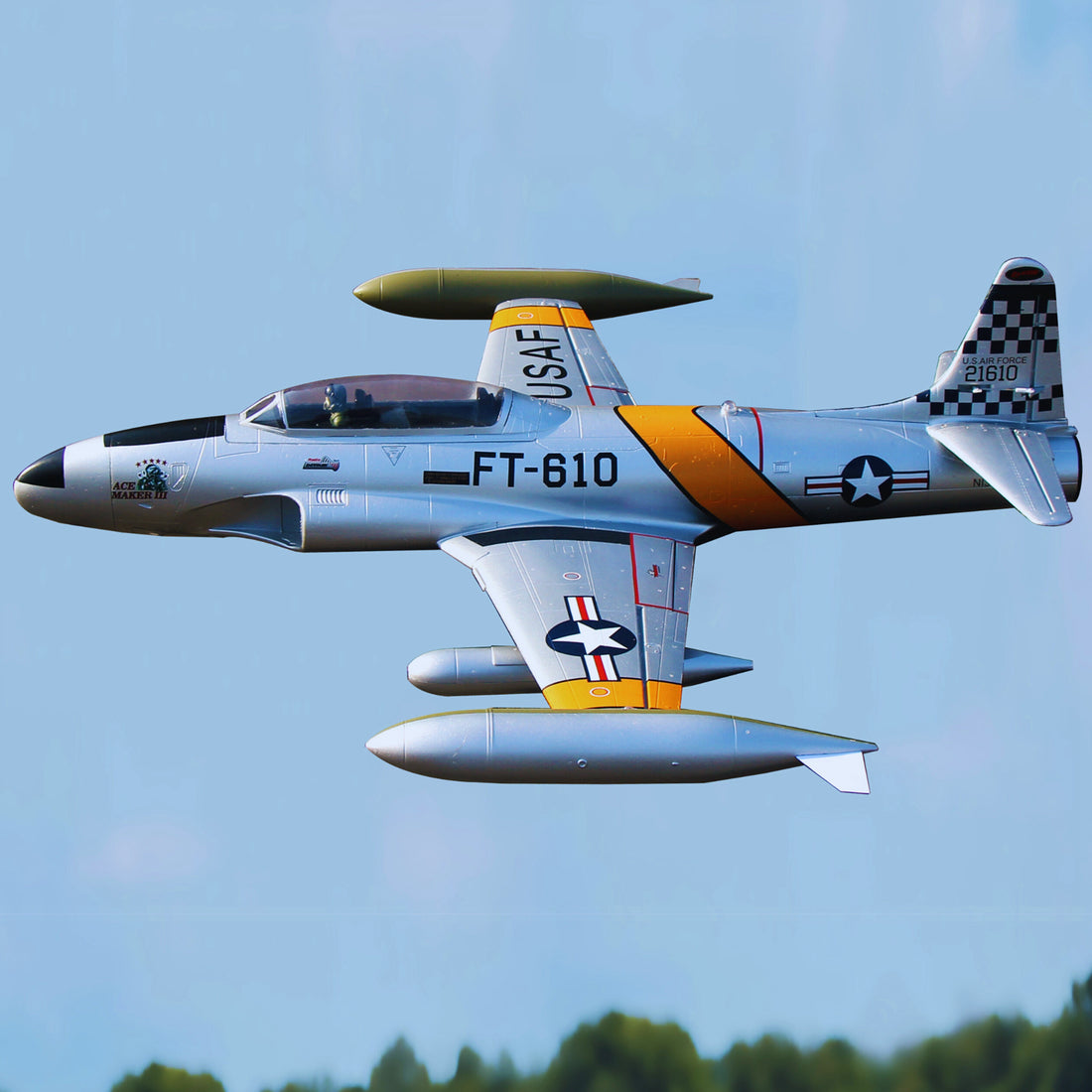 Dynam T-33 Shooting Star 6S 12-Blade 70mm EDF RC Jet