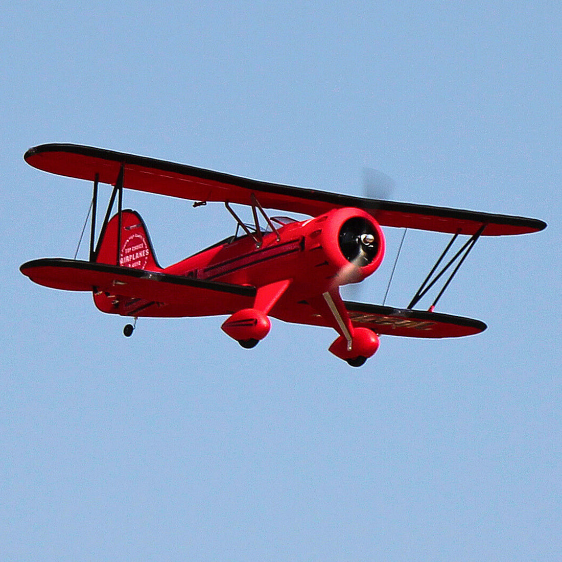 Dynam Waco YMF-5D V2 Red 4S RC Biplane 1300mm