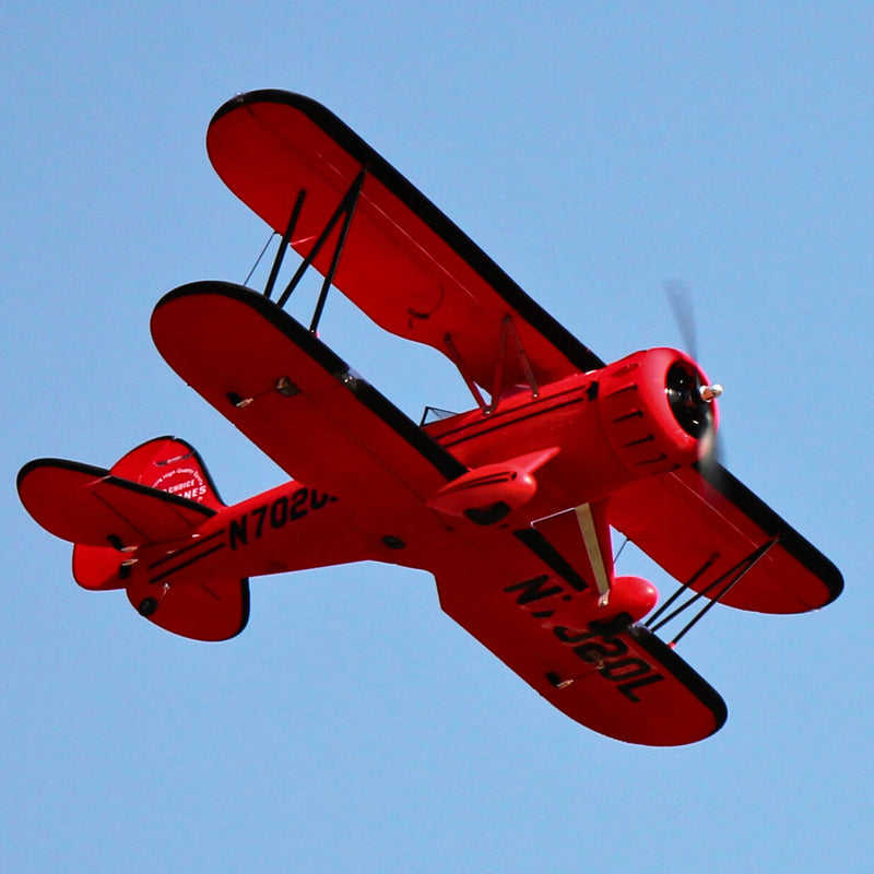 Dynam Waco YMF-5D V2 Red 4S RC Biplane 1300mm