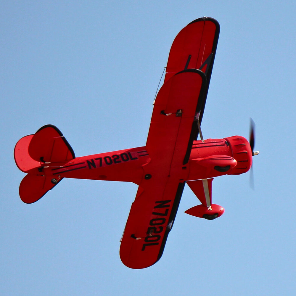 Dynam Waco YMF-5D V2 Red 4S RC Biplane 1300mm