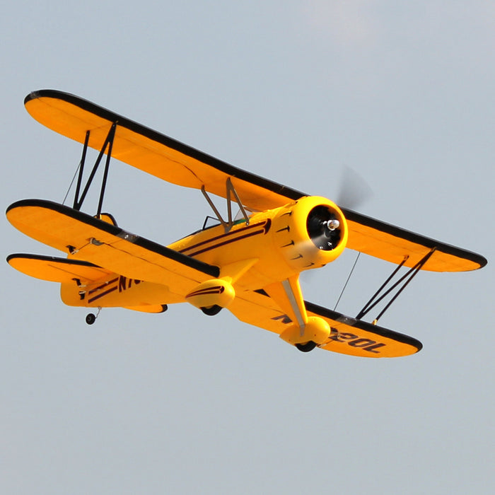 Dynam Waco YMF-5D V2 Yellow 4S RC Biplane 1300mm
