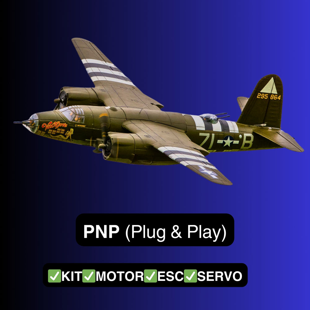 Dynam B-26 Marauder Green 4S 1.5m Twin-Engine RC Plane