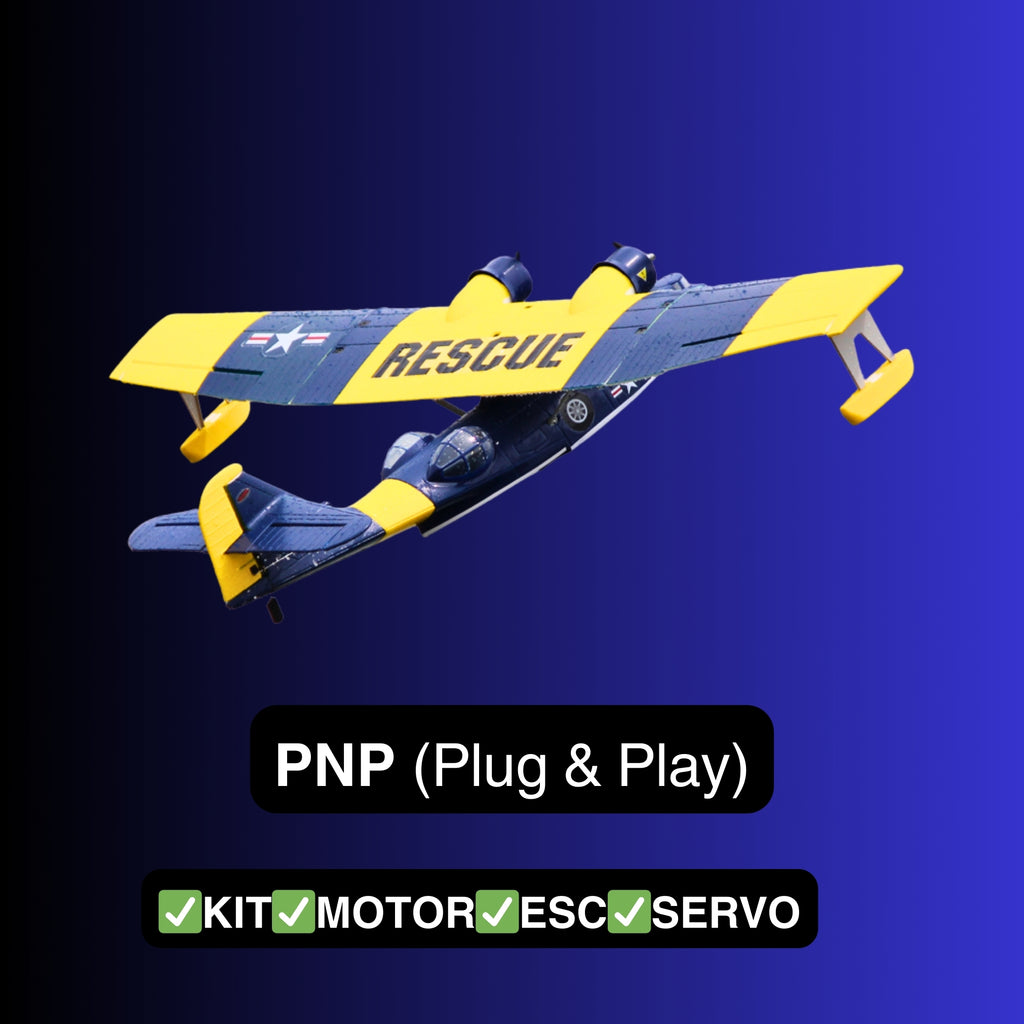 Dynam PBY Catalina V2 Blue Twin Engine RC Seaplane 1.5m