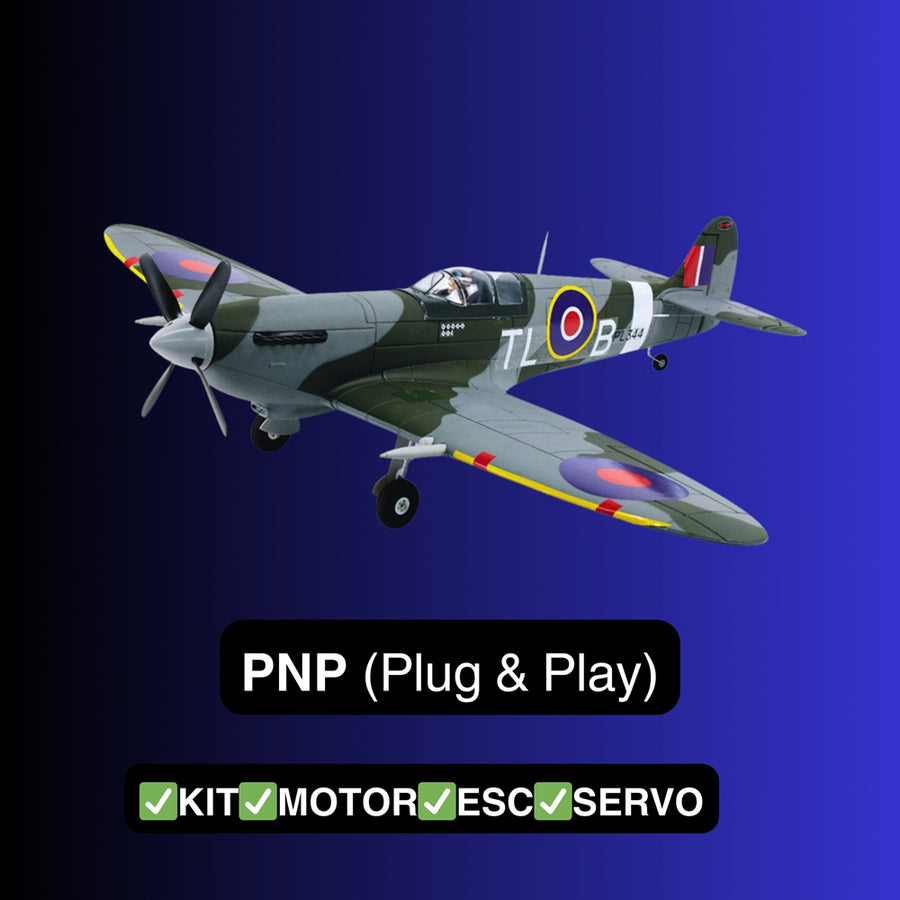 Dynam Supermarine Spitfire V3 RC Warbird 1200mm w/ Flaps